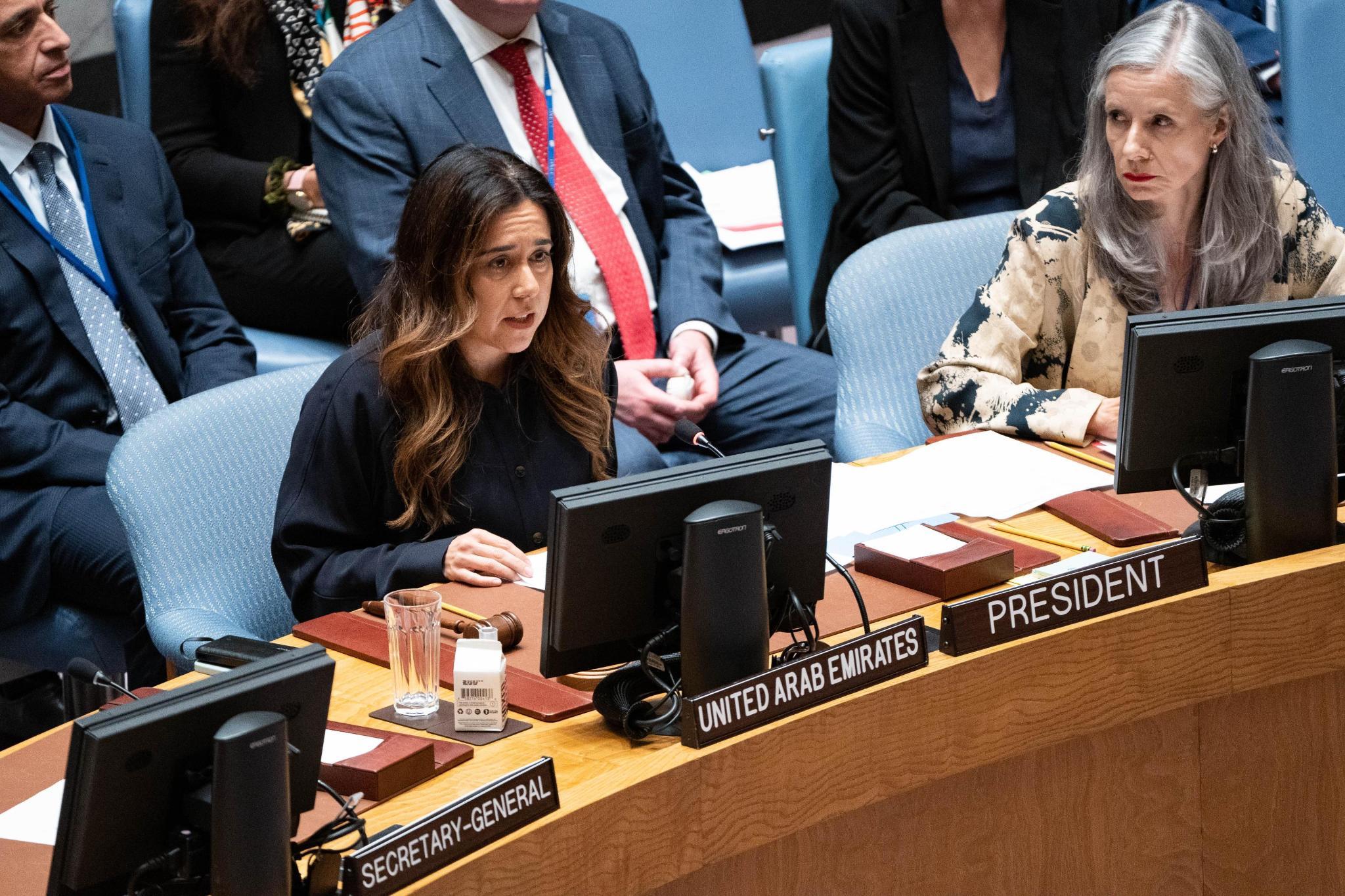 UN Security Council adopts historic UAE- and UK-led resolution on ...
